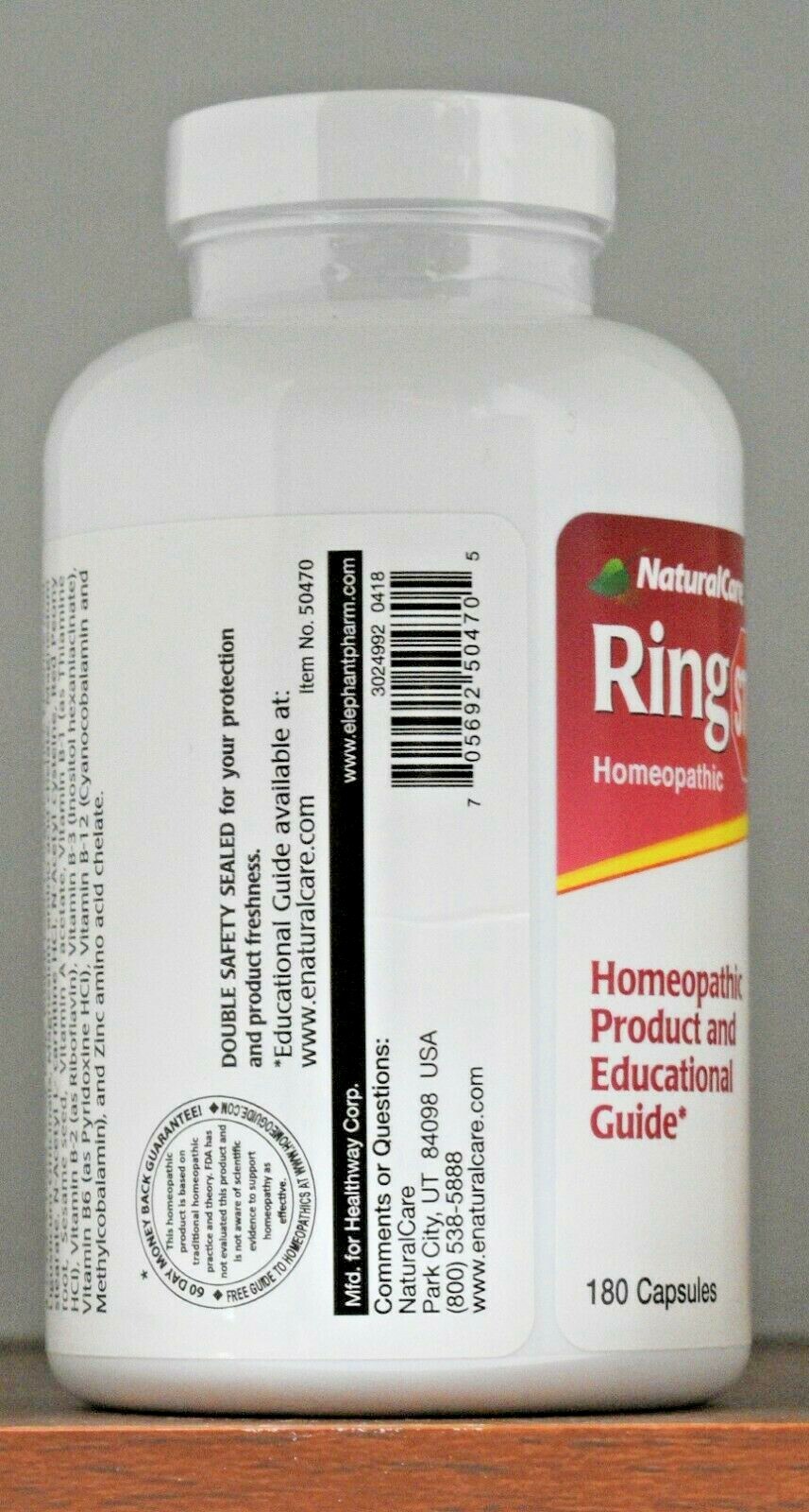 NaturalCare Ringstop 180 Capsules Natural Care Homeopathic Fights ...