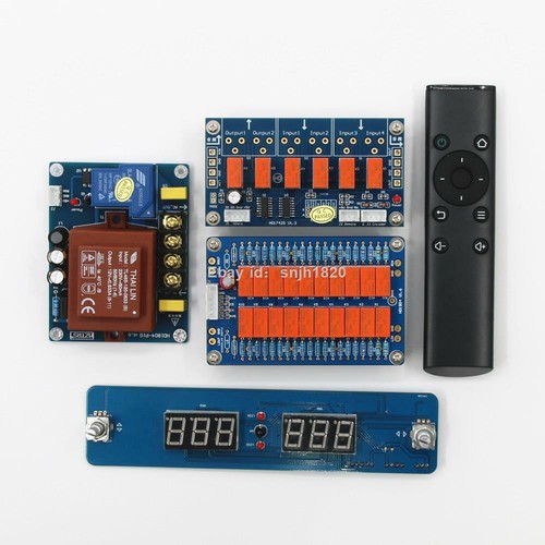 Hifi Remote Relay Volume Control Board Passive Preamp Board Audio Input ...