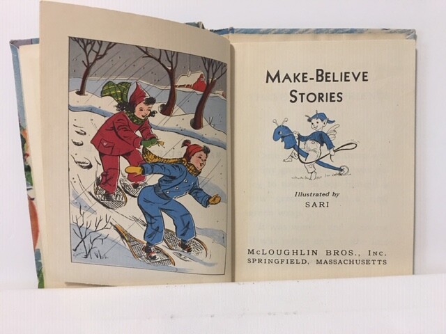 Vintage MAKE-BELIEVE STORIES MCMXLII Sari McLoughlin Fairies Gnomes ...