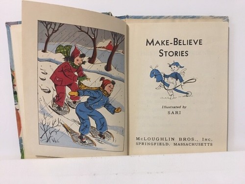 Vintage MAKE-BELIEVE STORIES MCMXLII Sari McLoughlin Fairies Gnomes ...