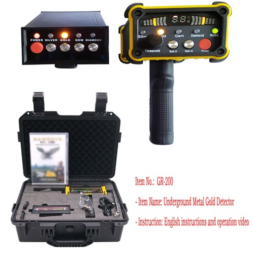Underground Metal Detector Gold Detector Gem Treasure Detector Finder ...