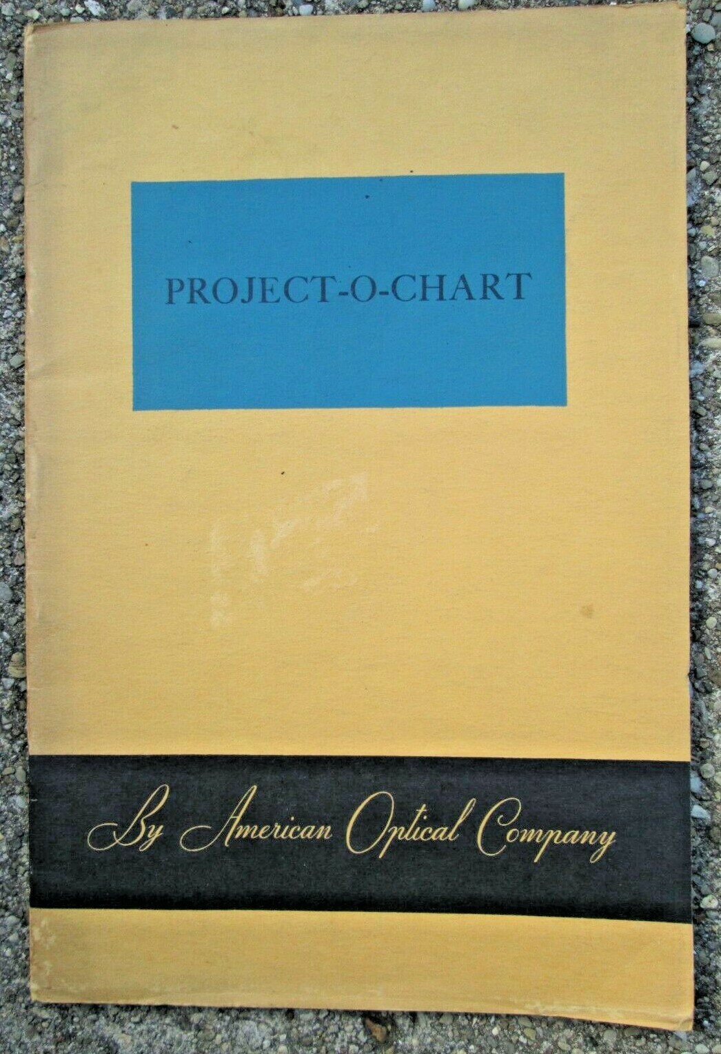 VTG 1940 American Optical Project-O-Chart Projection Apparatus Owner's ...