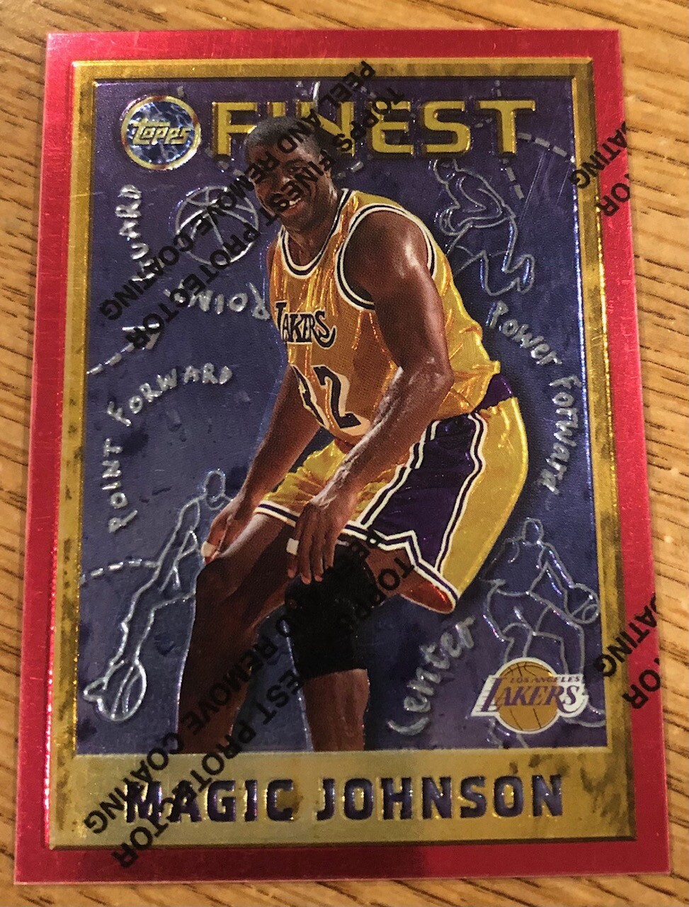 1995-96+Topps+Finest+-+%23252+Magic+Johnson for sale online | eBay