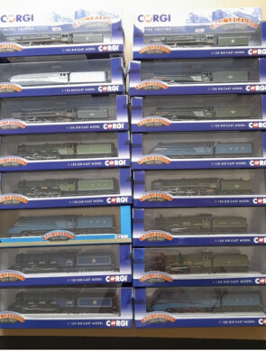 16 x CORGI RAIL LEGENDS 1/120 MODELS: ROBIN HOOD CASTLE WALES CROMWELL ...