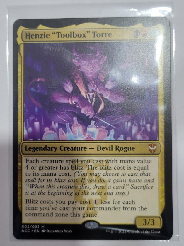 MTG Henzie "Toolbox" Torre Commander: Streets of New Capenna 002/093 ...