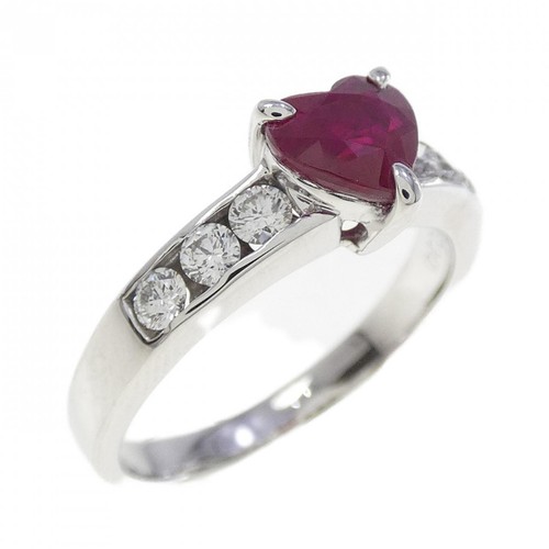 Authentic K18WG Heart Ruby Ring 1.02CT #260-007-085-0239 | eBay