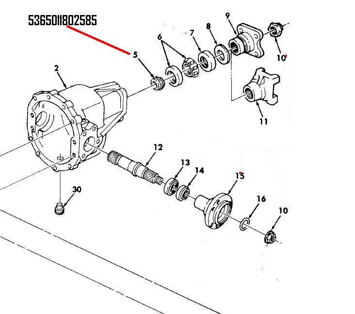 HMMWV HUMMER H1 DIFFERENTIAL AXLE SPACER SLEEVE | eBay