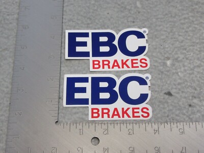 2x EBC Brakes Decal Sticker ~4" | eBay