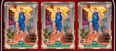 DIGITAL CARD 2018 Luka Doncic Rookie Downtown Lot (3 Cards) PANINI DUNK ...