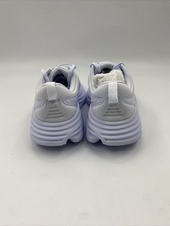 Hoke One One Bondi 8 White Running Shoes 1127952-WWH Women’s Sizes 7.5B ...