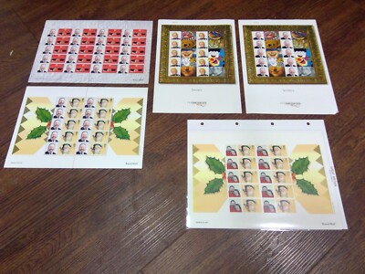 GB COLLECTION 5 PERSONALISED GENERIC SMILERS SHEETS STAMPS | eBay UK