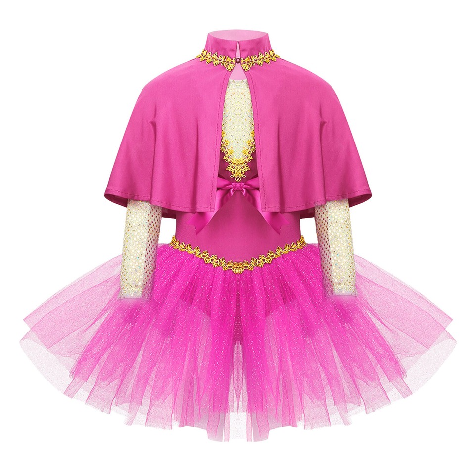 Kids Girls Trapeze Show Dress Costume Circus Ringmaster Halloween ...
