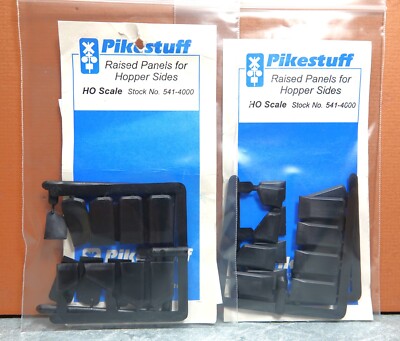 PIKESTUFF HO SCALE RAISED PANELS for HOPPER SIDES # 541-4000 2 PAK | eBay