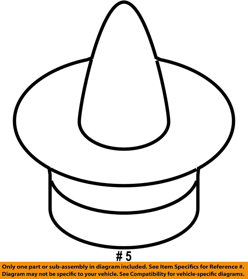 MITSUBISHI OEM 17-18 Mirage Quarter Panel-Wheelhouse Liner Clip ...