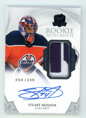 2020 UD The Cup Stuart Skinner Auto RC Patch /249 Rookie Autograph ...