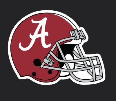 Alabama Crimson Roll Tide! Sticker Football University of Alabama Many ...