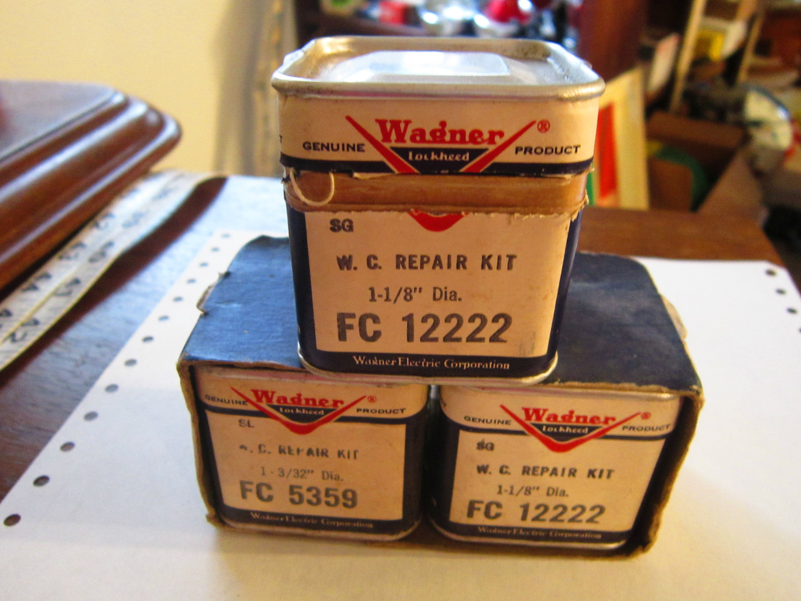 Wagner Lockheed genuine product,hydraulic brake part,1 opened container ...