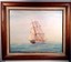 Ambrose Oil Painting Clipper Ship at Sea Framed Art and Signed 16" x 20 ...