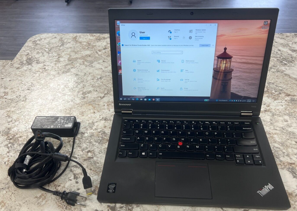 Lenovo ThinkPad T440p i5 4300M 16GB RAM 256GB SSD 75Wh Battery Win 10 ...