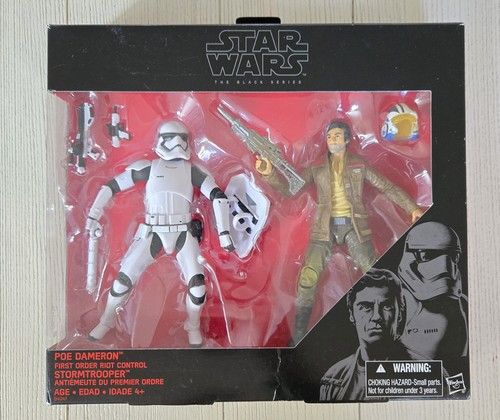 Star Wars The Black Series Poe & First Order Riot Stormtrooper 6 ...
