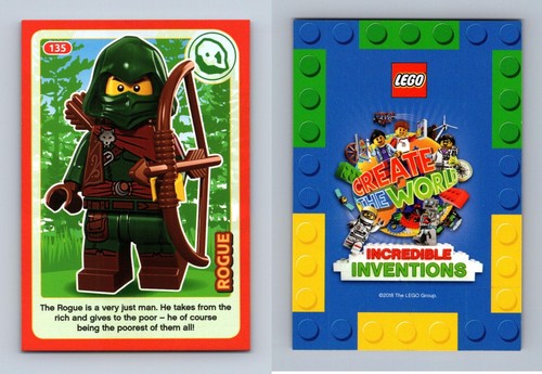 Rogue #135 Lego Create The World 2018 Sainsburys Trading Card | eBay UK