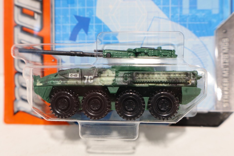 Matchbox STRYKER M1 128 MGS Military Vehicle Tank | eBay