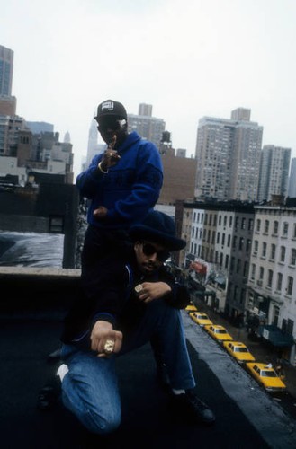 Rap group Velore & Double-O appears in a portrait on a rooftop on - Old ...
