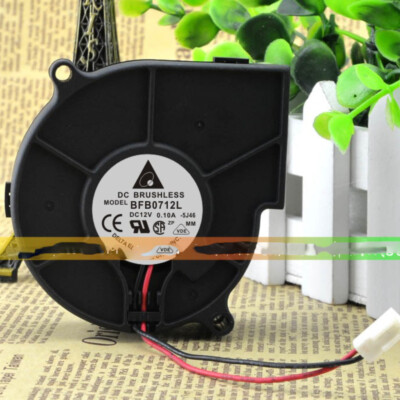 DELTA BFB0712L 12V 0.10A 7530 Turbo Centrifugal Blower Projector ...