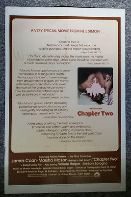 Chapter Two 1979 Neil Simon Val Harper James Caan Marsha Mason One ...