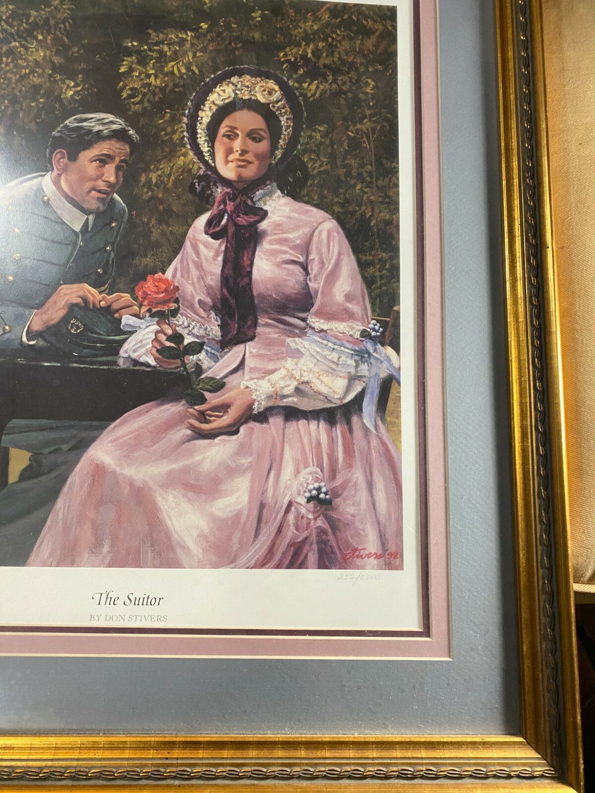 Don Stivers (1926 - 2009) "The Suitor" 252/2000 LE Print - Hand Signed ...