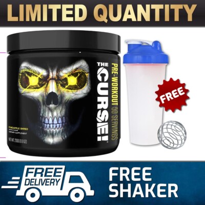 COBRA LABS THE CURSE PRE WORKOUT 50 SERVINGS//PURE ENERGY PRE WORKOUT ...