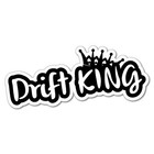 Drift King Sticker Decal JDM Car Drift Vinyl Funny Turbo #5176EN | eBay