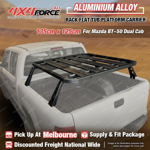 135x125cm HD Flat Tub Platform Carrier Multifunction Rack for Mazda BT ...