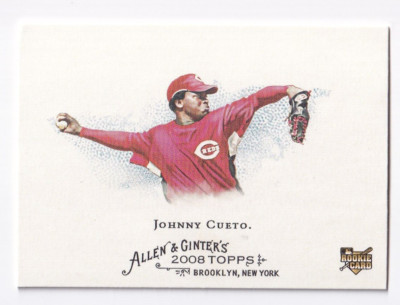 Johnny Cueto 2008 Topps Allen & Ginter's Rookie Card #224 AUC | eBay