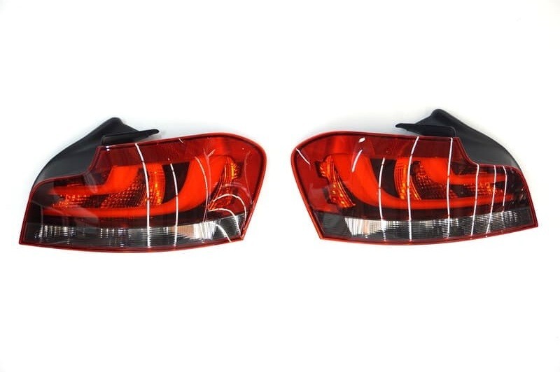 BMW Genuine E82 E88 Blackline Rear Tail Lights Lamp Facelift Retrofit ...