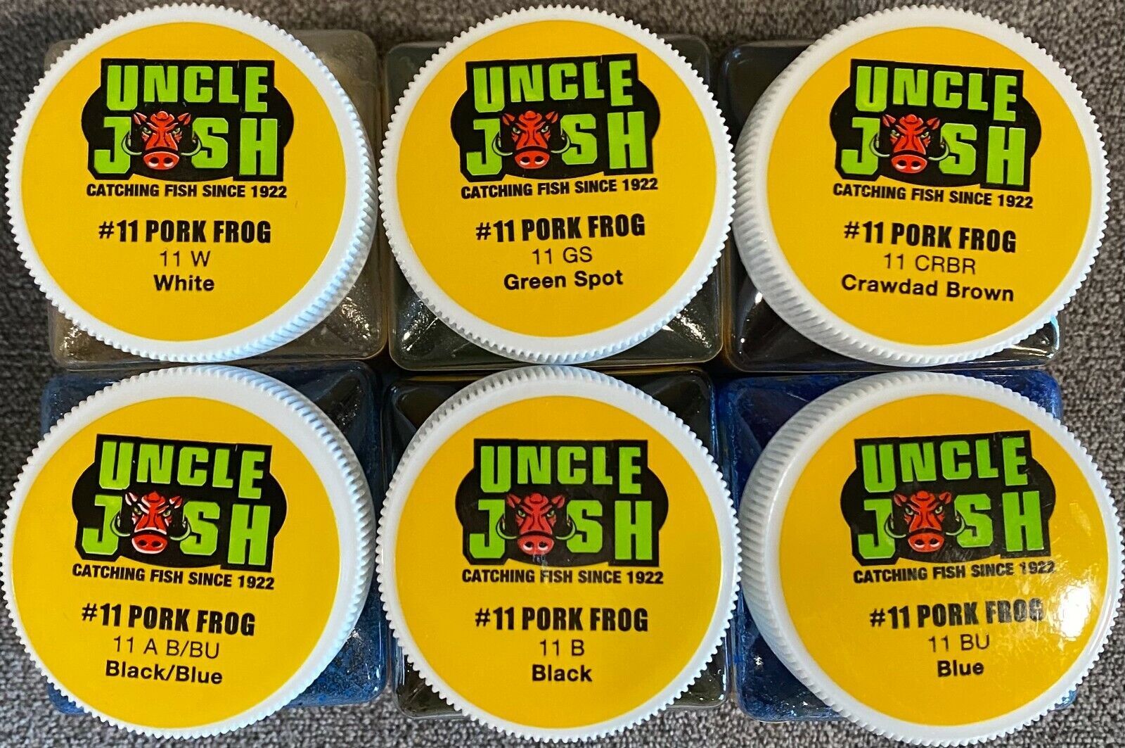 Uncle Josh Pork Frog Jig Trailer #11 Size - Choose Color | eBay