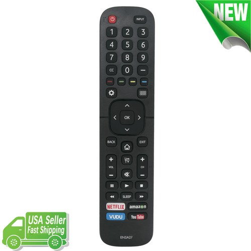 New for Hisense TV Remote Control EN2A27 55H6B 50H7GB 40H5C 43H5C ...