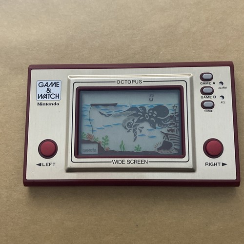 Nintendo OC-22 OCTOPUS Game and Watch 1981 Japan Vintage Tested Retro ...