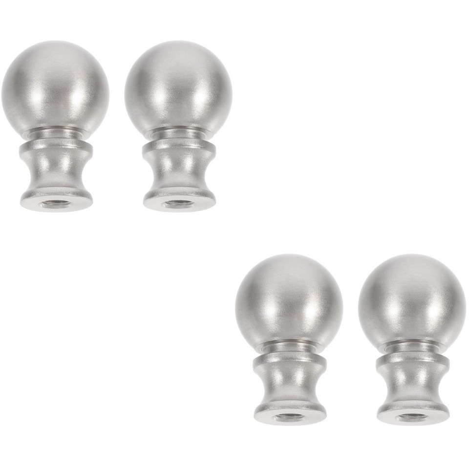 4 Pcs Lamp Shade Knob Lamp Decoration for Floor Light Silver Lamp ...