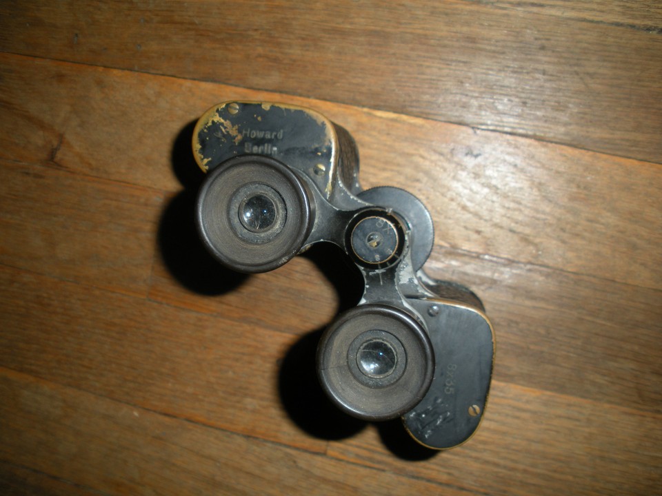 RARE ANTIQUE HOWARD BERLIN GERMAN 8X35 BINOCULARS NICE INTERNATIONAL ...