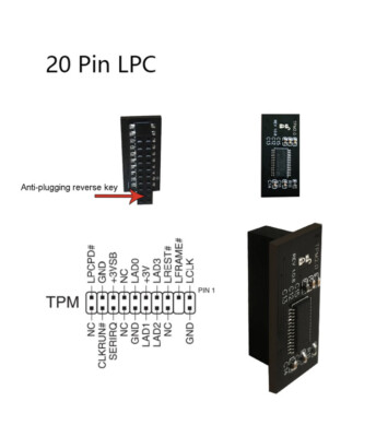 TPM2.0 Security Module SPI 14Pin LPC 20 Pin For Asrock TPM2 -SLI -S ...