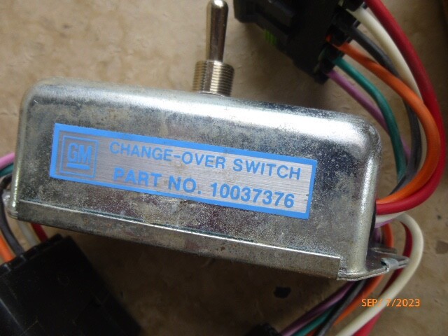 10037376 NOS GM High Performance Ignition Changeover Switch Chevrolet ...