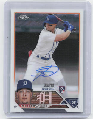 2023 Topps Chrome #RA-SW Steele Walker Rookie Autographs | eBay
