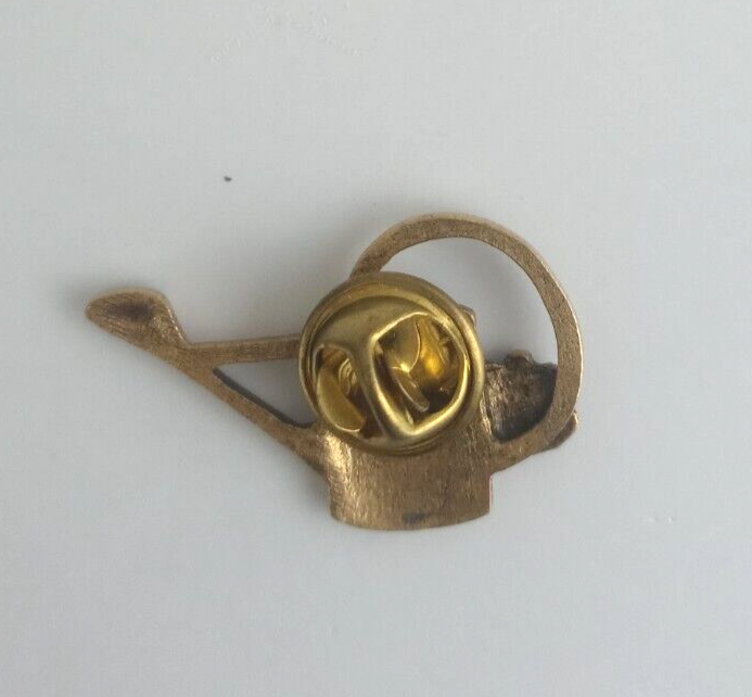 Vintage Watering Can With Flower On Handle Gold Tone Lapel Hat Pin | eBay