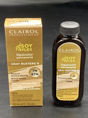 CLAIROL SOY 4 PLEX LIQUICOLOR 87N Med Blonde Permanent Liquid Hair ...