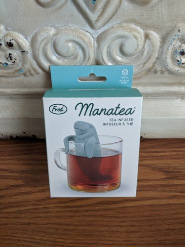 Fred Manatea Manatee Silicone Reusable Loose Leaf Tea Infuser Steeper ...