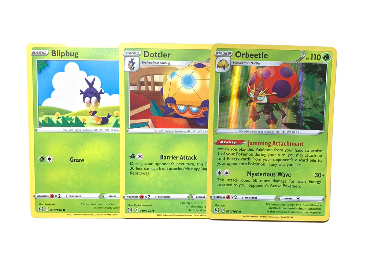 Orbeetle 020/196 - Lost Origin - Pokemon Evolution Card Set NM | eBay