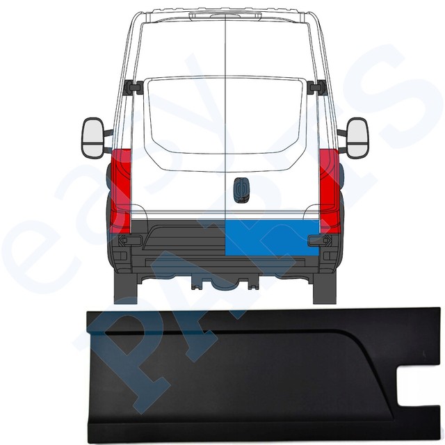 IVECO DAILY MK6 2015-On 2.3 Rear Door Trim Moulding Right O/S ...