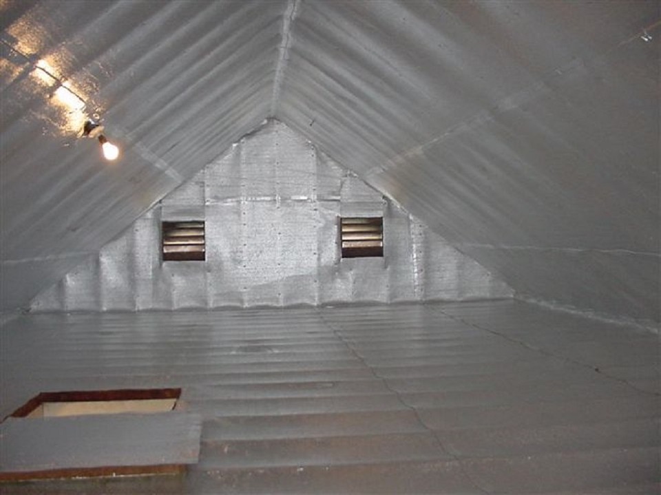 1000 sqft NASA Tech 1/4 Perf Reflective Foam Core Attic House ...