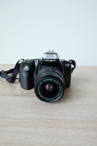 VTG Minolta Maxxum 300si 35mm SLR Film Camera Quantaray MX AF f/3.5-5.6 ...